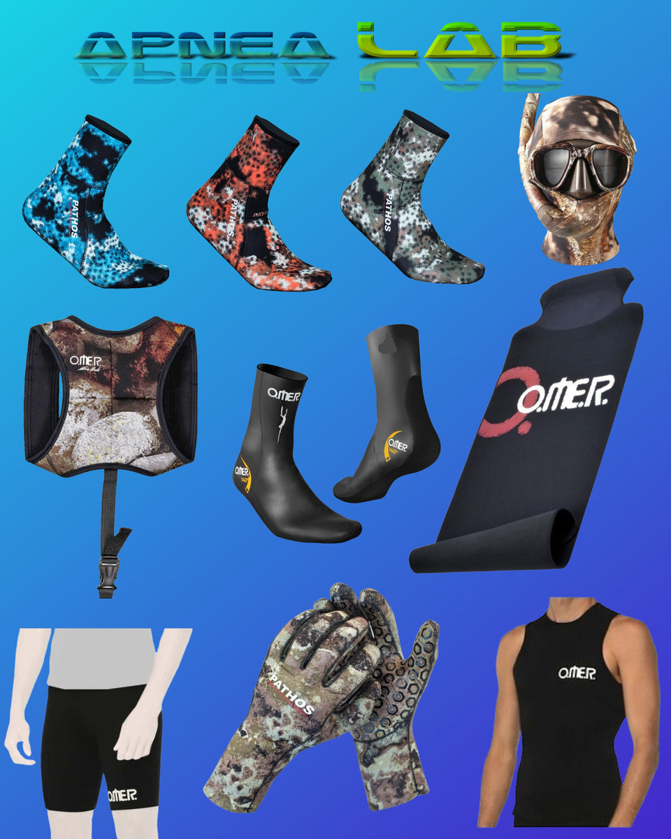 GUANTI, CALZARI, SCHIENALINI, BERMUDA, SOTTOMUTA E ACCESSORI MUTE ...